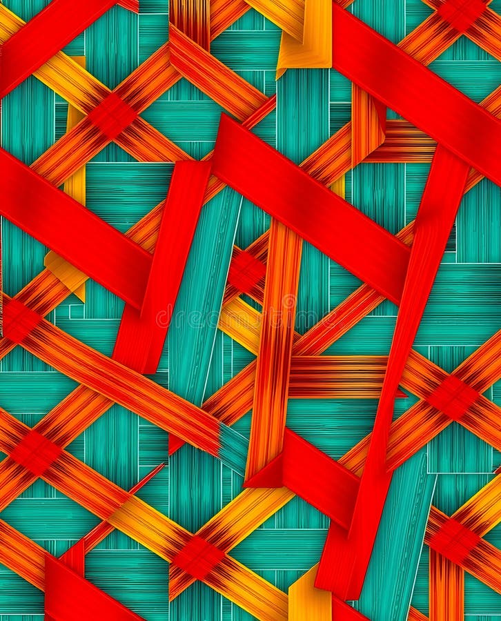 Energetic Geometric Design with Bold Gradients and Symmetry, Seamless ...