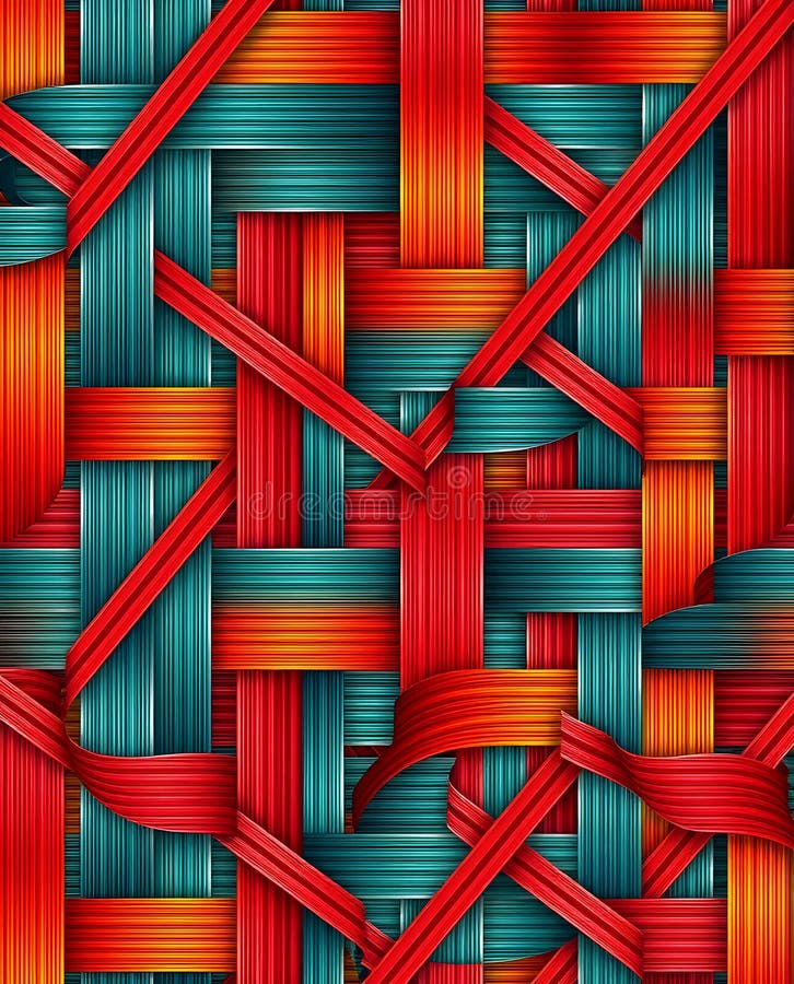 Energetic Geometric Design with Bold Gradients and Symmetry, Seamless ...