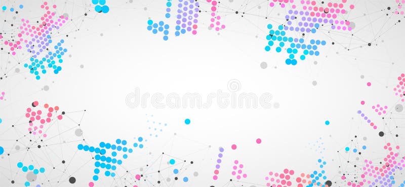 Modern Geometrical Circle Abstract Background. Geometric Pattern in ...
