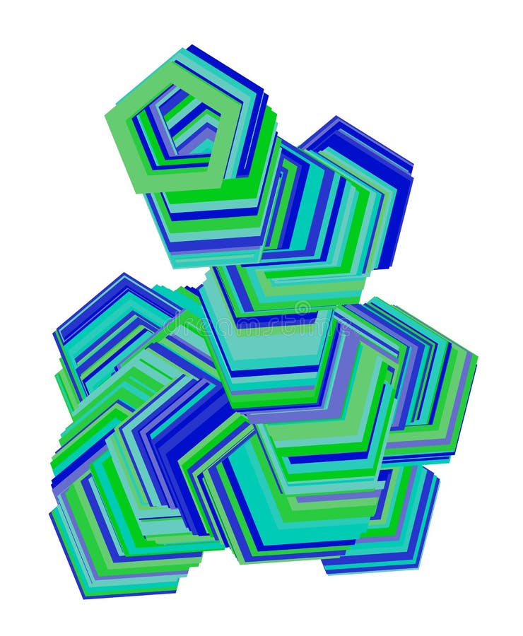 Modern Geometrical Pentagon Background Pattern Abstract. Details ...