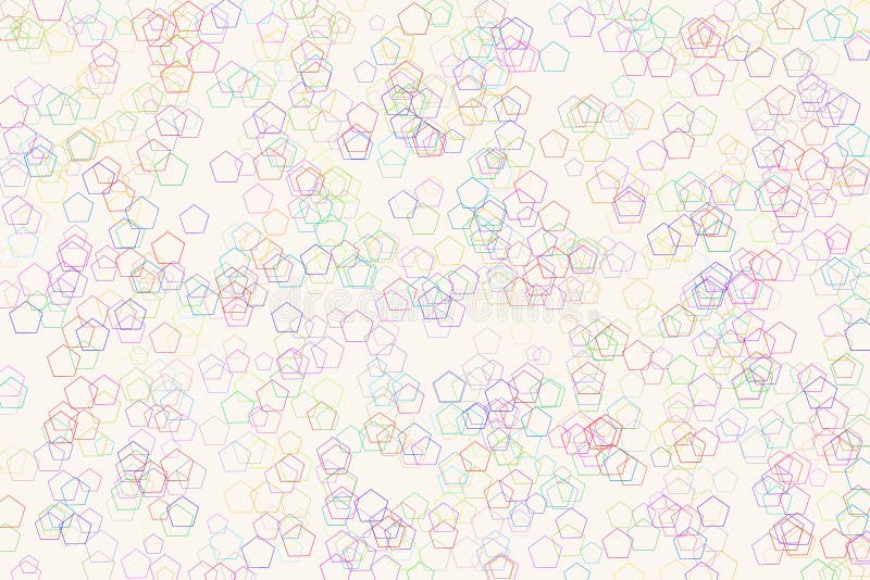 Modern Geometrical Pentagon Background Pattern Abstract. Shape, Web, Repeat, Decoration ...