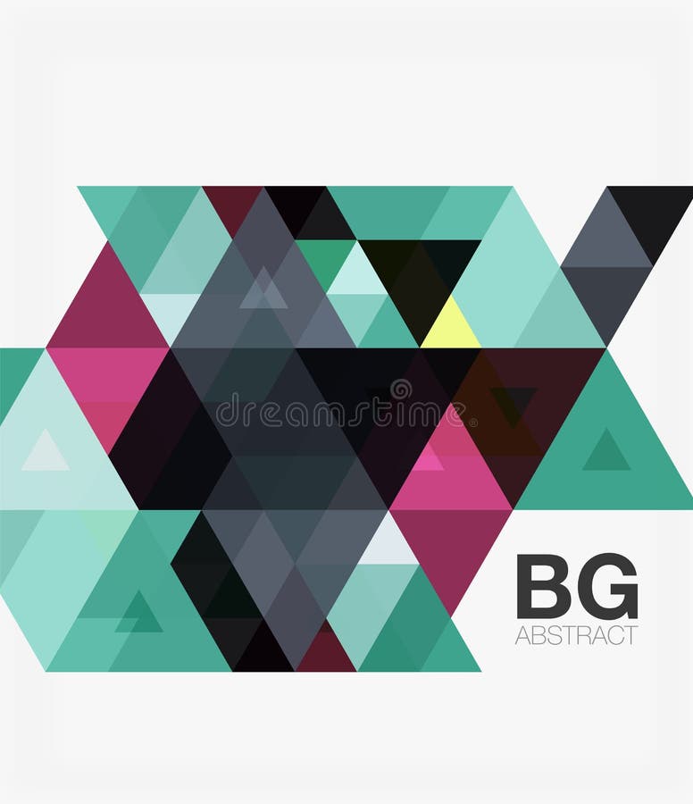 Modern geometry background stock illustration. Illustration of decor ...