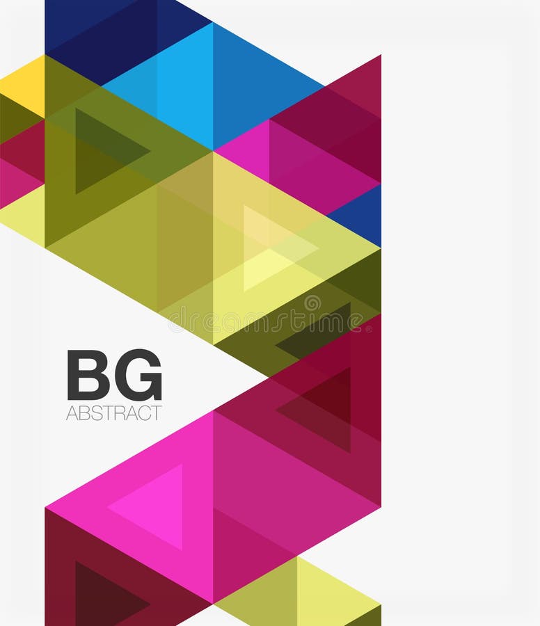 Modern geometry background stock vector. Illustration of multicolor ...