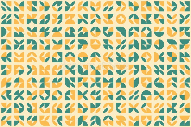 Modern Geometry Composition Artwork with Simple Shapes and Basic Forms ...