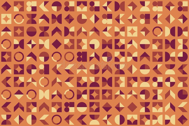 Modern Geometry Composition Artwork with Simple Shapes and Basic Forms ...