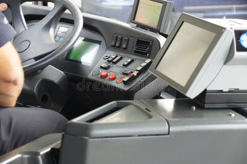 Modern German Bus Cockpit Stock Photos - Free & Royalty-Free Stock ...