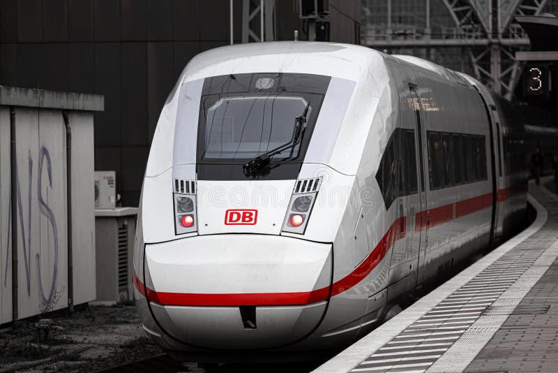 A Modern German Ice High Speed Train Editorial Photography - Image of ...