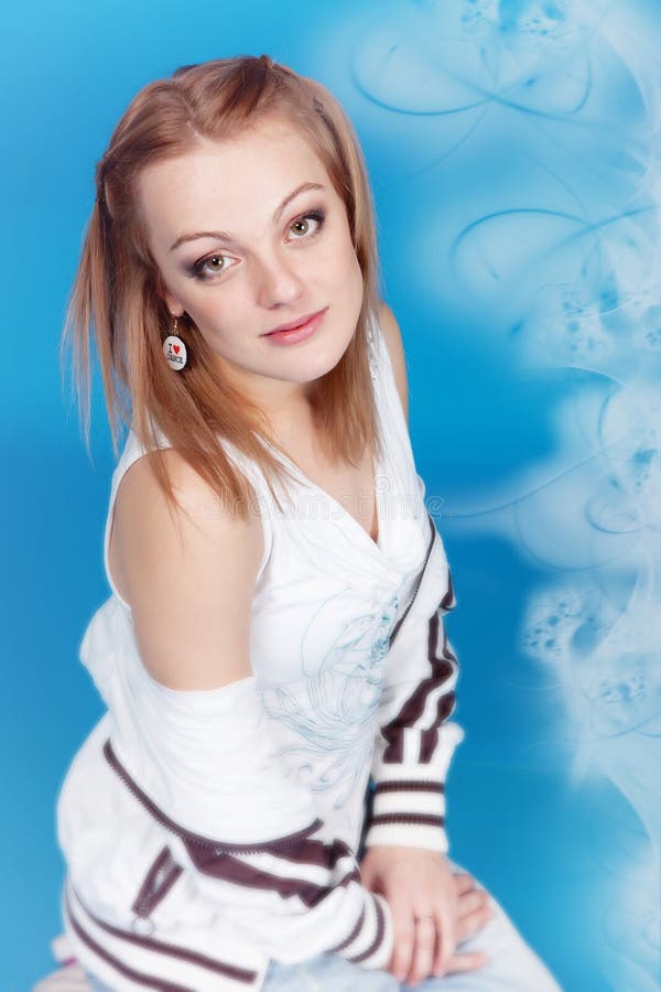 Modern girl portrait stock image. Image of teenager, modern - 22413971