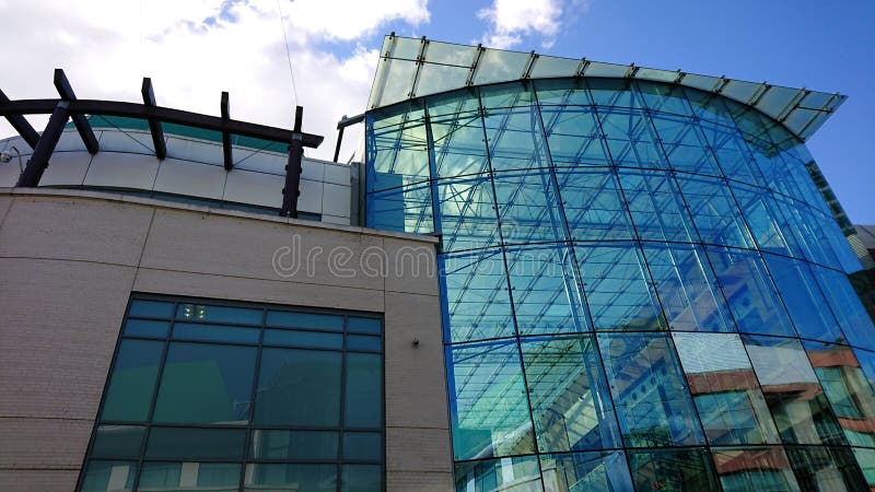 Modern Glass Architectural Construction Building Stock Photo - Image of ...