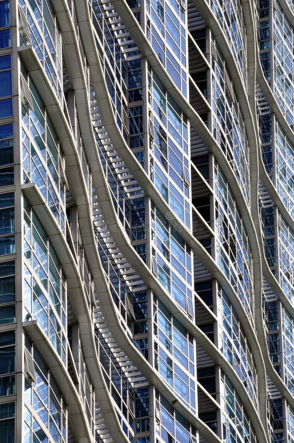 Modern glass architecture stock image. Image of curved - 18592607