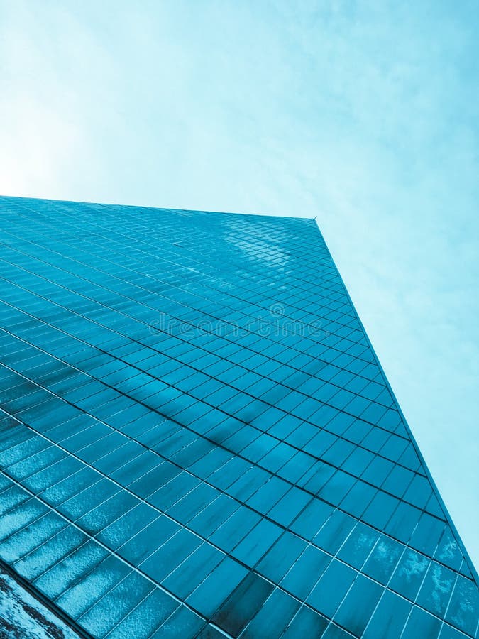 Modern Glass Architecture in Prague Stock Photo - Image of glass, urban ...