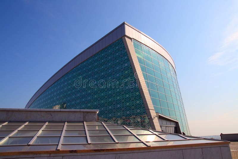 Modern glass building stock image. Image of window, glass - 7072503