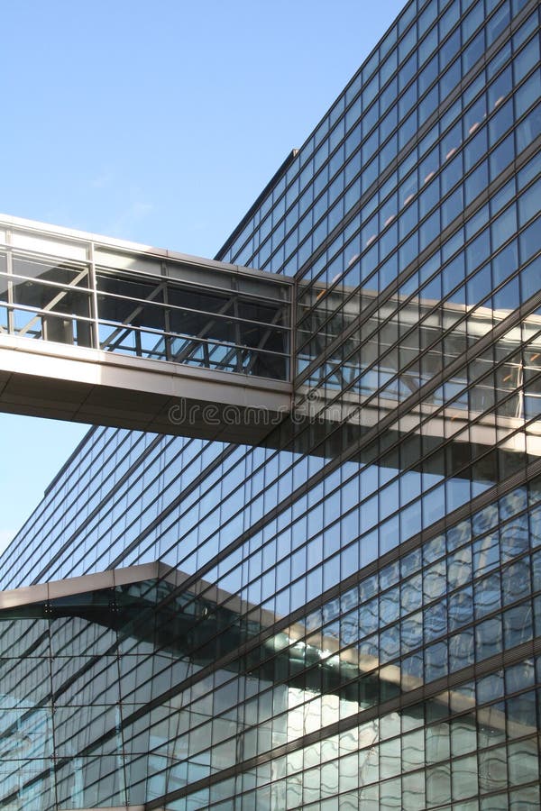 Modern Glass Building - Exterior Stock Photo - Image of center ...