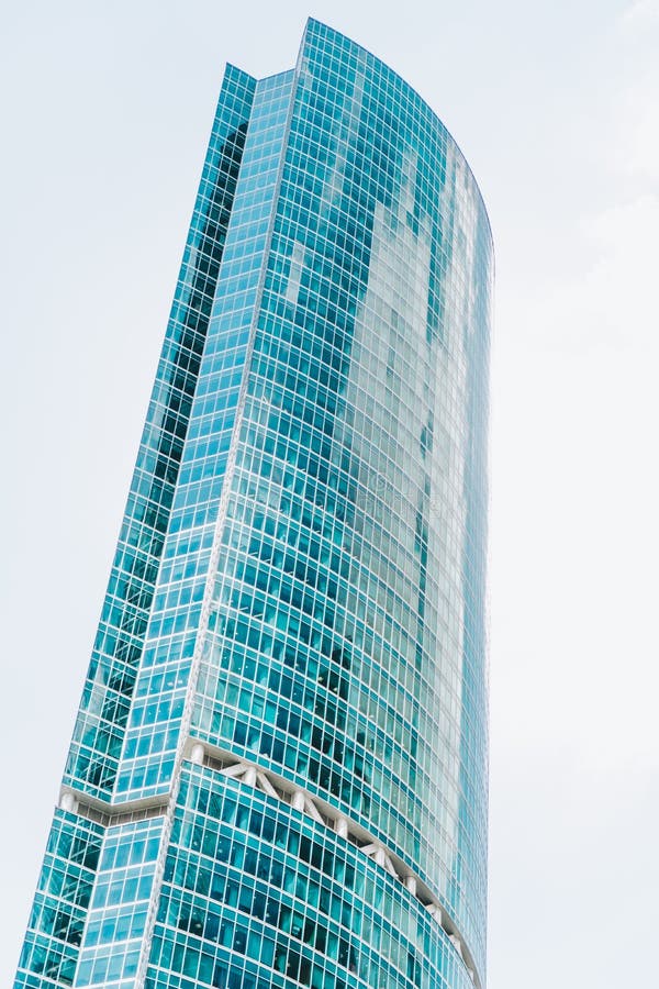 High Modern Glass Building Exterior Business Centre Stock Photo - Image ...