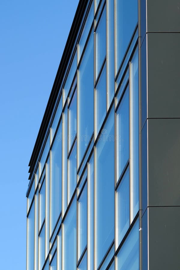 Modern Glass Building Facade Stock Photo - Image of highrise, business ...