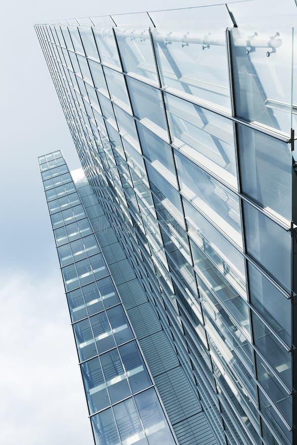 Modern Glass Building in Germany Stock Image - Image of built, angle ...