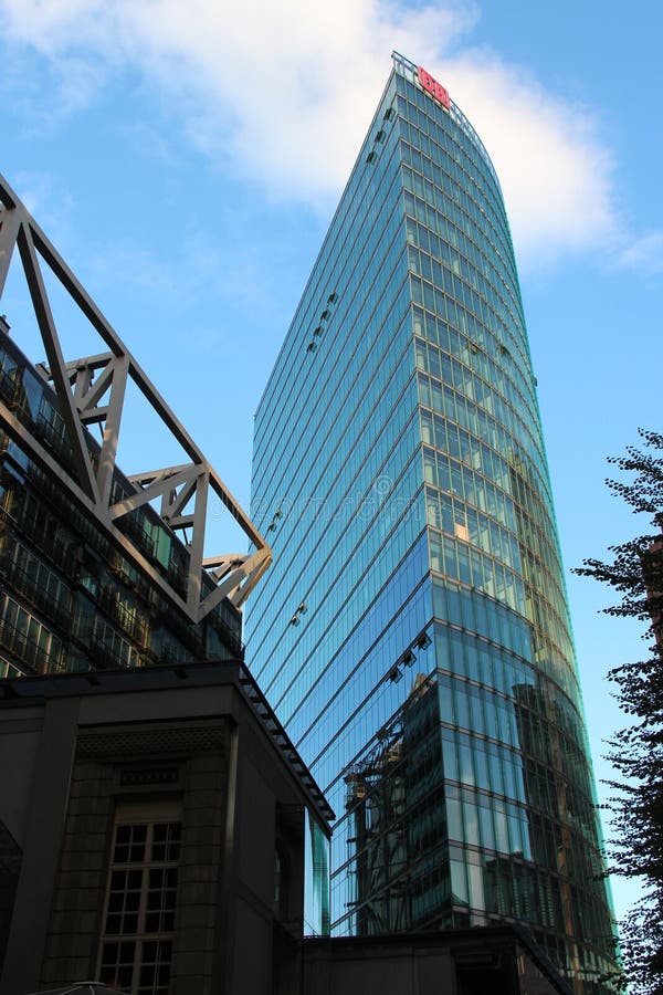 Modern Glass Building at Potsdamer Platz in Berlin - Germany Editorial ...