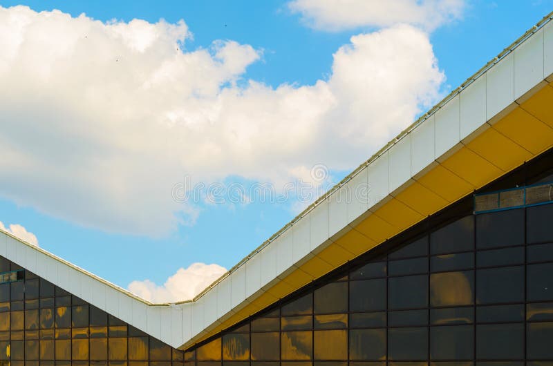 Modern Glass Facade Background Stock Photo - Image of glass, background ...