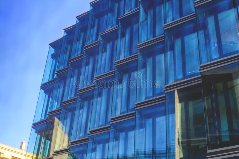 Modern Glass Office Building in Berlin, Germany Stock Photo - Image of ...