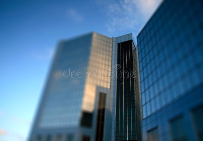 Modern Glass Office Building a Stock Photo - Image of tall, building ...