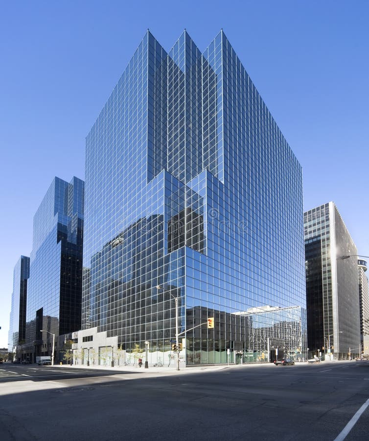 Glass office tower stock image. Image of design, building - 8057891