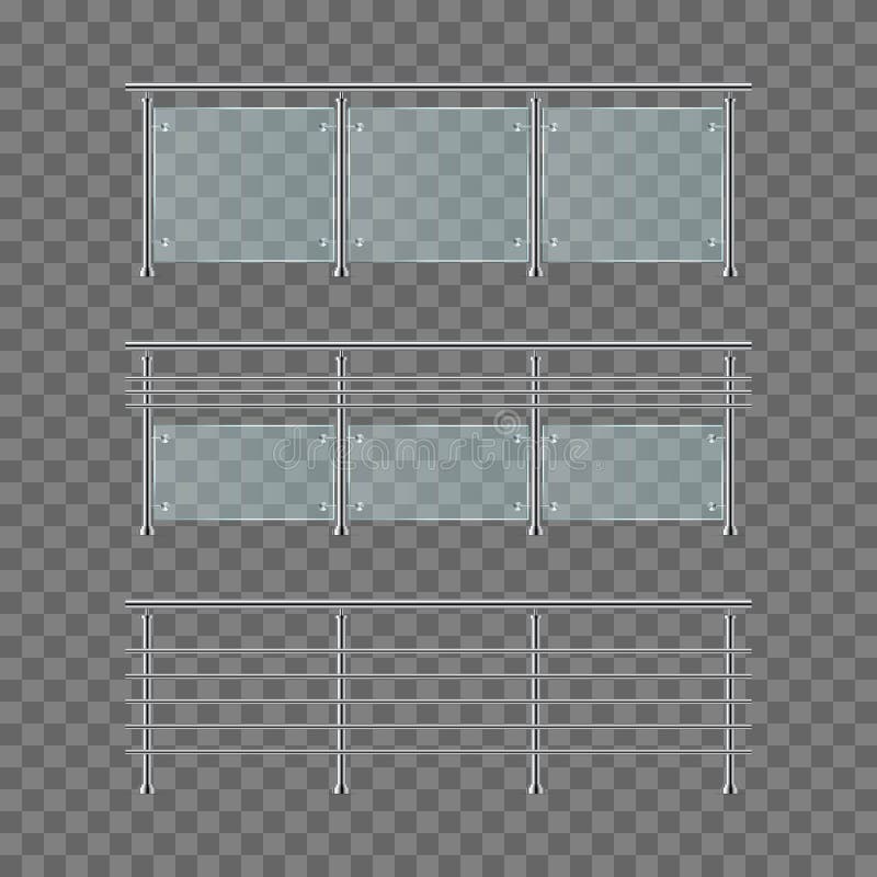 Modern Railing Vector Illustration Stock Vector - Illustration of ...