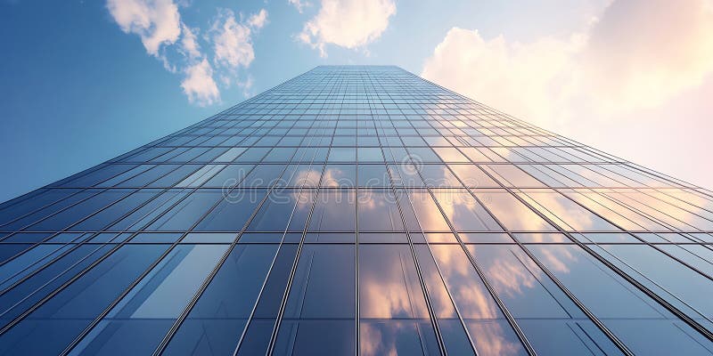Modern Glass Skyscraper Architecture Background Image Stock ...
