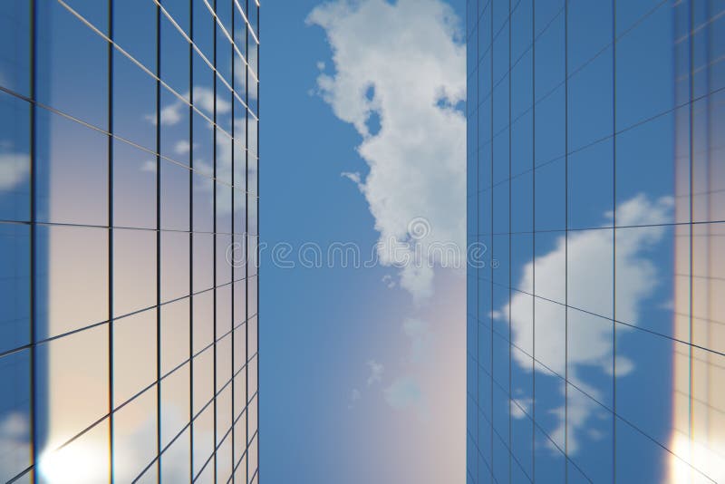 Clouds Sky Reflection Windows Stock Illustrations – 360 Clouds Sky ...