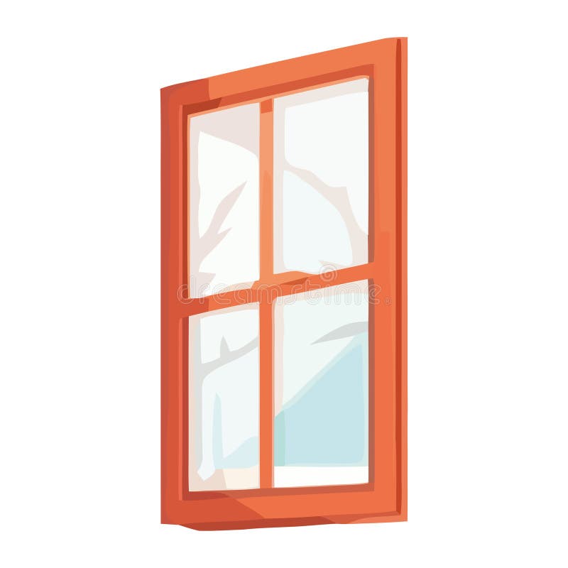 Window frame glass stock vector. Illustration of inside - 217995041