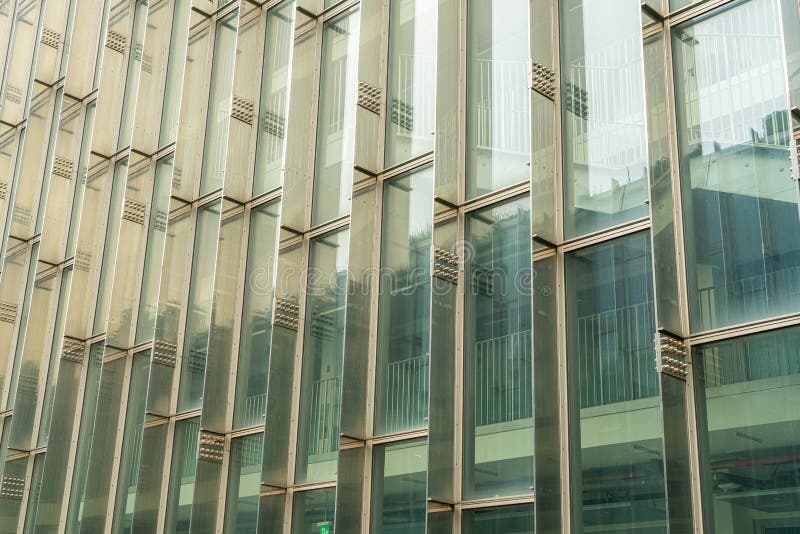 Modern Glass Windows Building Stock Image - Image of glass, corporate ...