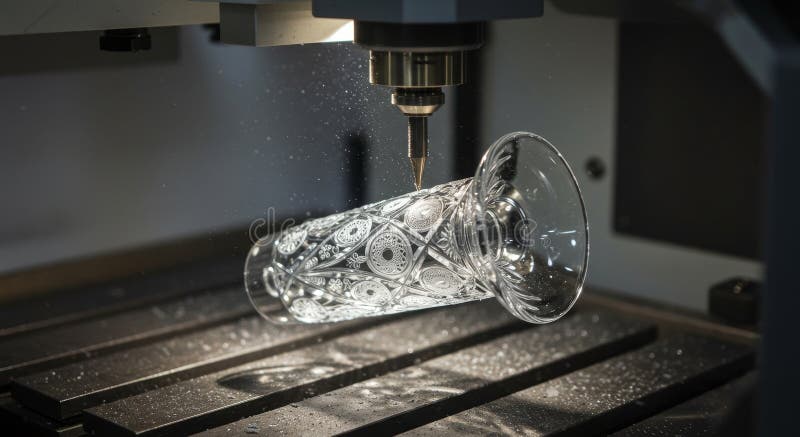 Modern Glassware Engraving Precision and Artistry CNC Machine Engraving ...