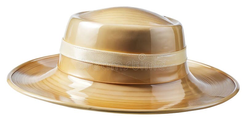 Modern Glossy Plastic Hat with Sleek Lines, Glossy Plastic Hat Stock ...
