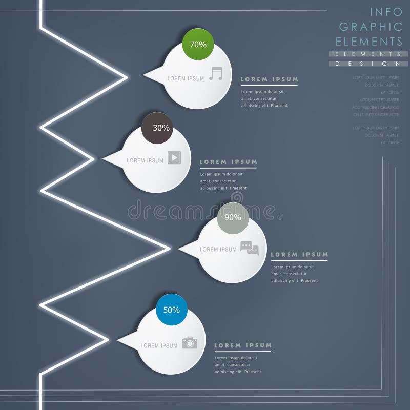 Modern Glossy Speech Bubble Infographic Elements Stock Vector ...