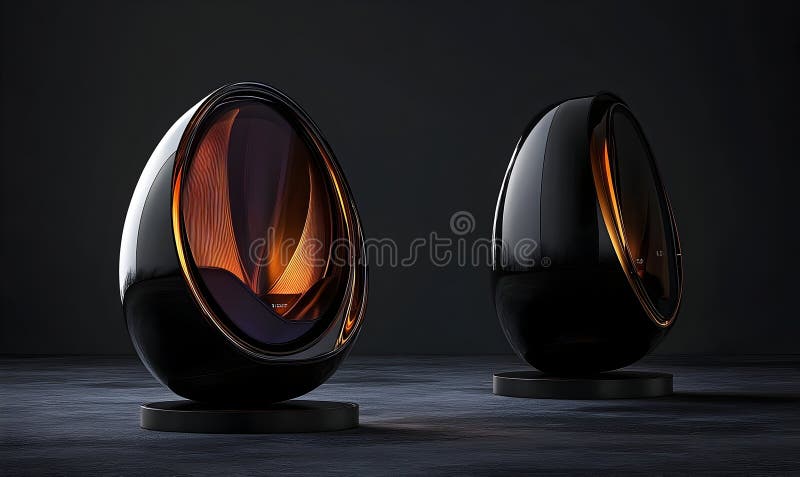 AI-Generated Biofuel Fireplaces Stock Illustration - Illustration of ...