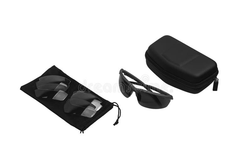 Modern Goggles for Eye Protection. Glasses with Plastic Frames and ...