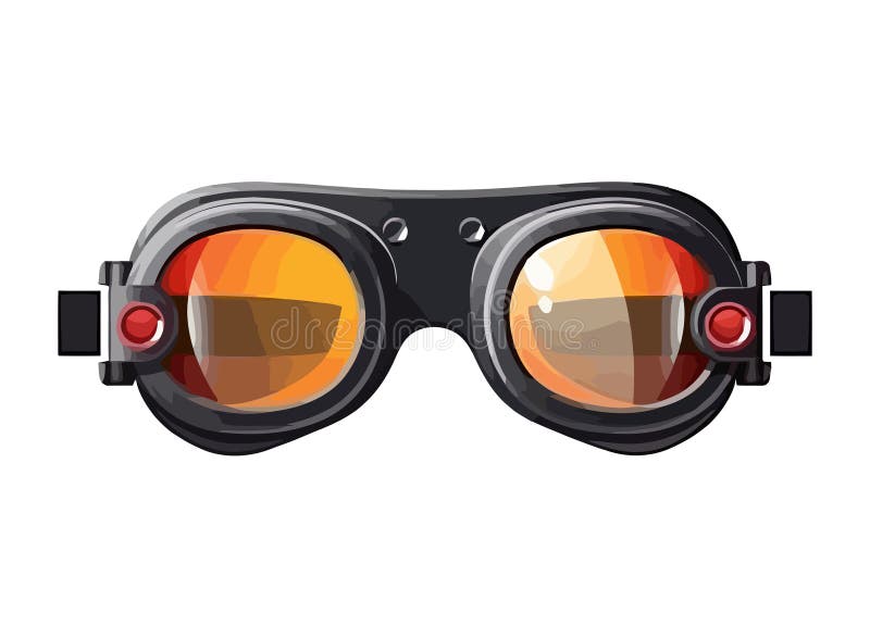 Modern Goggles Underwater Equipment Stock Vector - Illustration of ...
