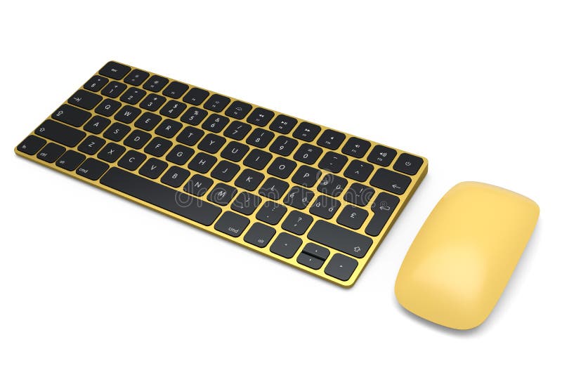 Modern Home Desktop Pc Keyboard Mouse Stock Illustrations – 251 Modern ...