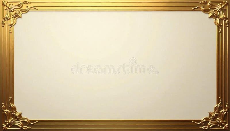Modern Gold Art Deco Frames, Refined Vector Graphics , Texture ...