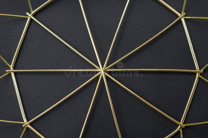 Geometric Pattern Polygonal Shape Diagonal Gold Lines Stock Photos ...
