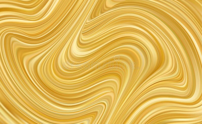 Modern Golden Flow Background. Wavy Gold Liquid Stock Vector ...