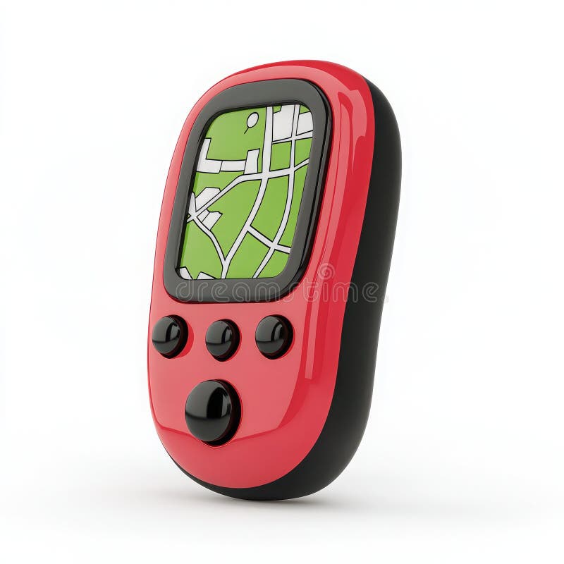 A Modern GPS Device with a Colorful Display for Navigation and Outdoor ...