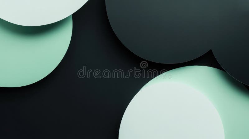 Modern Gradient Company Pitch Deck in Black Green and White Stock ...