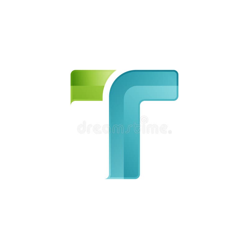 Modern Gradient Geometric Letter T Tech Logo Stock Vector ...