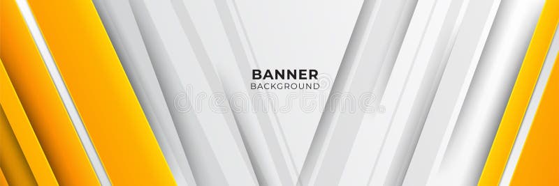 Modern Gradient Orange and Yellow Abstract Banner Background Design ...