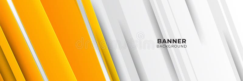 Modern Gradient Orange and Yellow Abstract Banner Background Design ...
