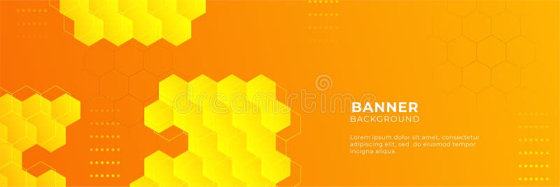 Modern Gradient Orange and Yellow Abstract Banner Background Design ...