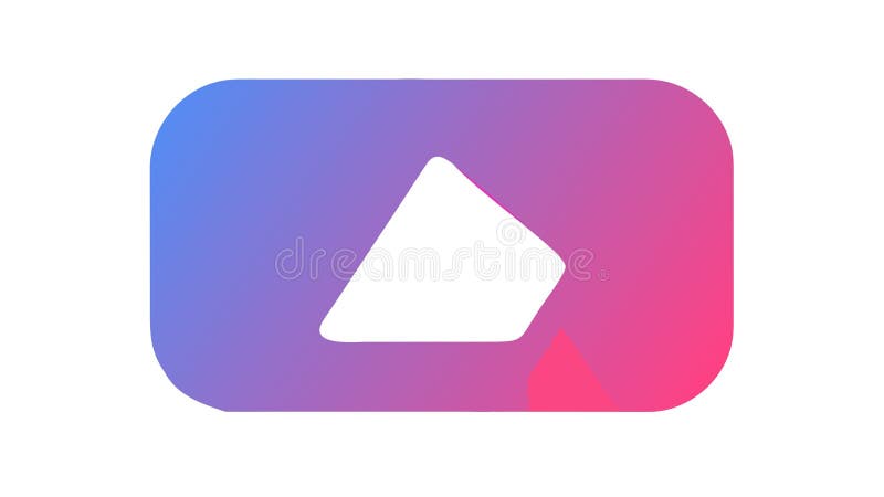 Modern Gradient Play Button, Ideal for Multimedia and Streaming ...