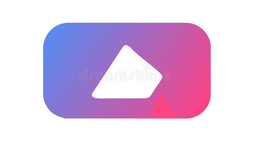 Modern Gradient Play Button, Ideal for Multimedia and Streaming ...