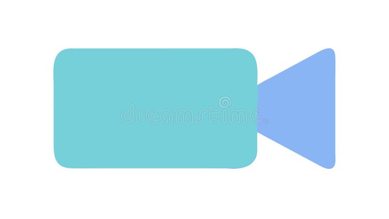 Modern Gradient Video Camera Icon BluePurple, Vector Design Generative ...