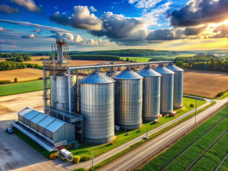 Modern Grain Processing Facility Efficient Operations in Rural ...